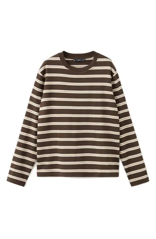 Mango Stripe Long-sleeve T-shirt