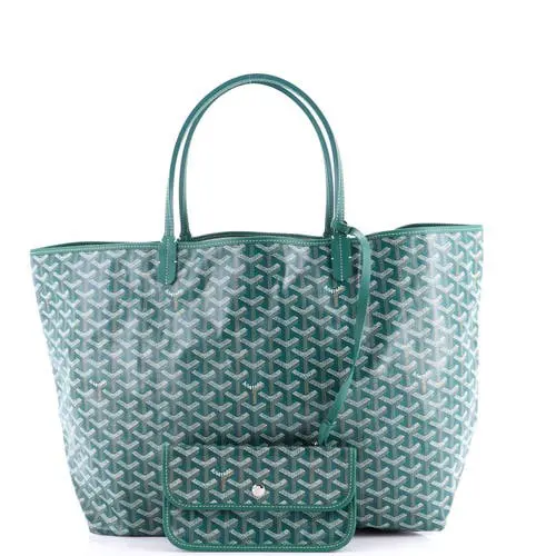 Goyard Saint Louis Tote Coated Canvas Gm - Green