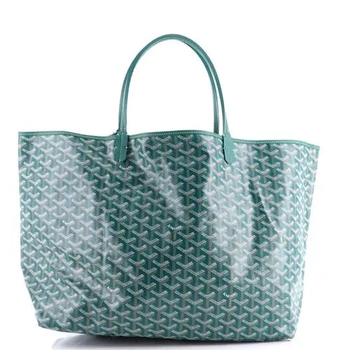 Goyard Saint Louis Tote Coated Canvas Gm - Green