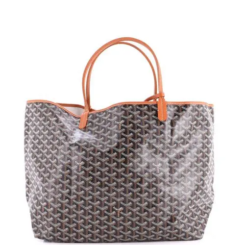 Goyard Saint Louis Tote Coated Canvas Gm - Brown