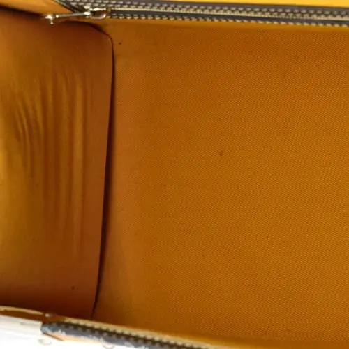 Goyard Saigon Top Handle Bag Coated Canvas With Leather Mm