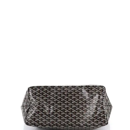 Goyard Saint Louis Tote Coated Canvas Gm - Black