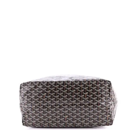 Goyard Saint Louis Tote Coated Canvas Gm - Black