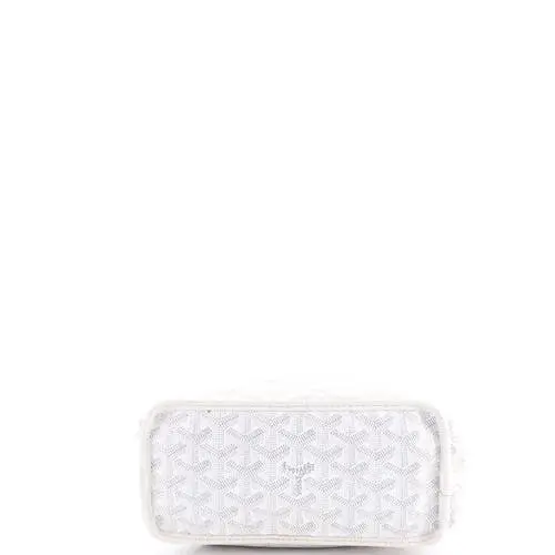 Goyard Anjou Reversible Tote Coated Canvas Mini - White
