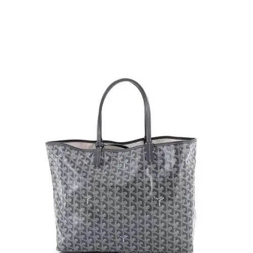 Goyard Saint Louis Pm Tote Coated Canvas - Gray