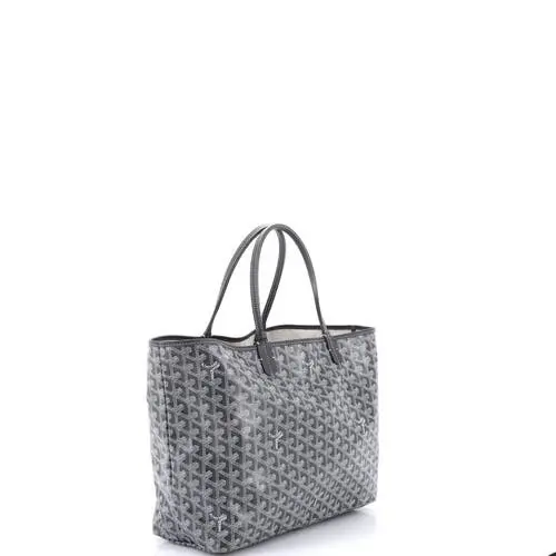 Goyard Saint Louis Pm Tote Coated Canvas - Gray