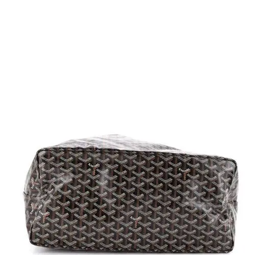 Goyard Saint Louis Tote Coated Canvas Gm - Black