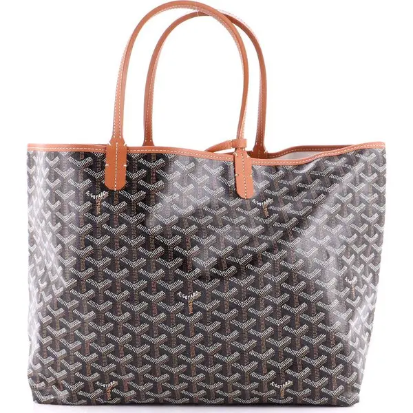 GOYARD Saint Louis Pm Tote Coated Canvas - Brown
