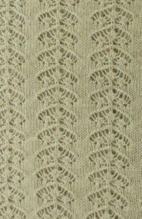 Portolano Cashmere Openwork Wrap - Oatmeal