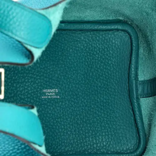 Hermès Picotin Lock Bag Clemence Mm - Blue