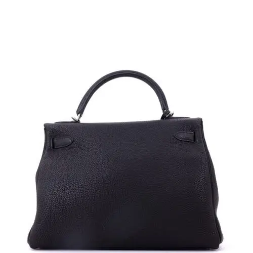 Hermès Kelly Handbag Black Togo 32