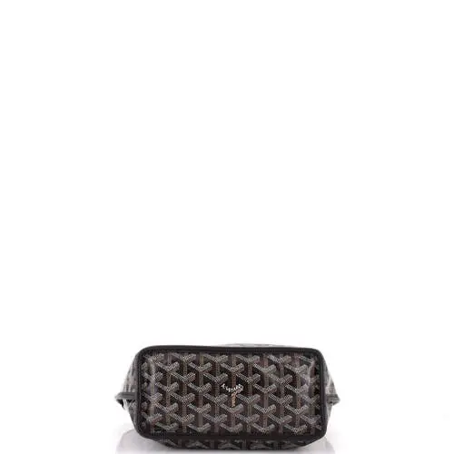 Goyard Anjou Reversible Tote Printed Coated Canvas Mini - Black