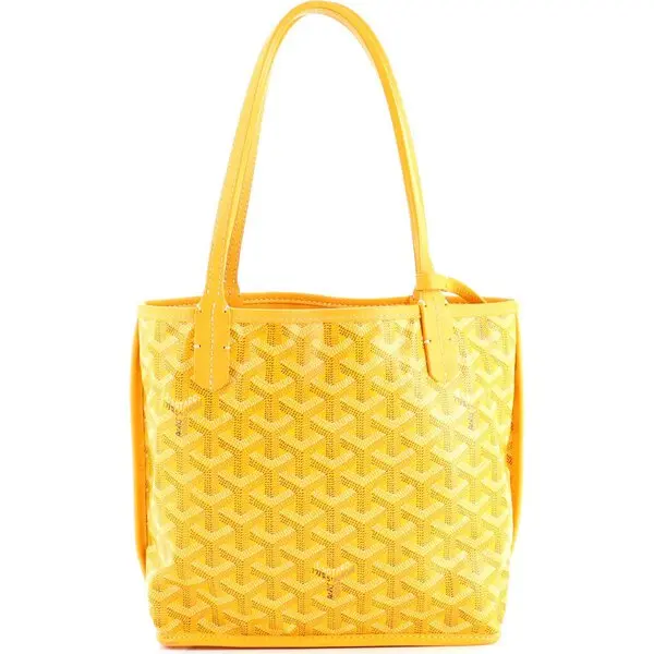 Goyard Anjou Reversible Tote Coated Canvas Mini - Orange