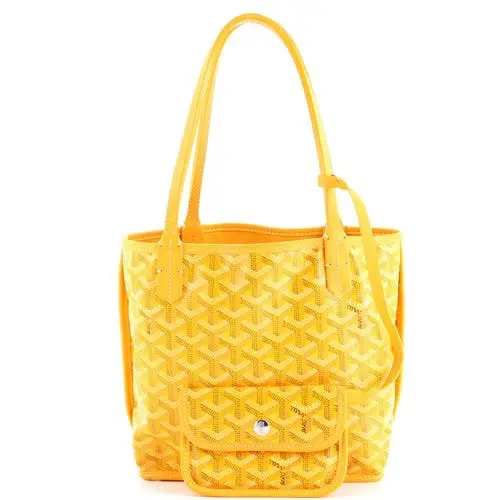 Goyard Anjou Reversible Tote Coated Canvas Mini - Orange