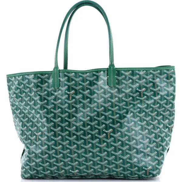 Goyard Saint Louis Tote Coated Canvas Pm - Green