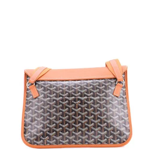 Goyard Coursier Messenger Bag Coated Canvas And Leather - Brown