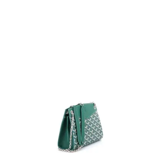 Goyard Structured Rouette Chain Shoulder Bag Coated Canvas Mini