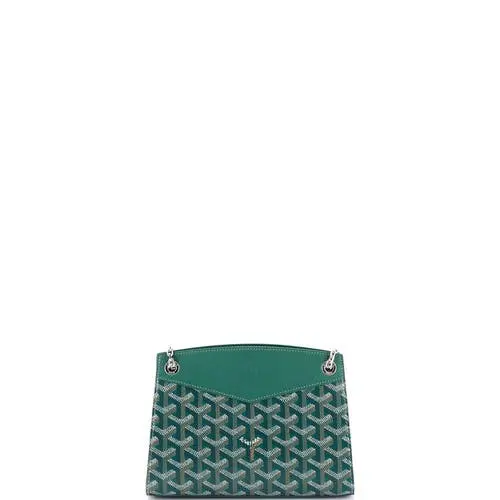 Goyard Structured Rouette Chain Shoulder Bag Coated Canvas Mini