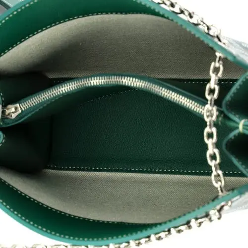 Goyard Structured Rouette Chain Shoulder Bag Coated Canvas Mini