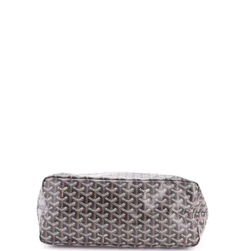 Goyard Saint Louis Tote Coated Canvas Pm - Black