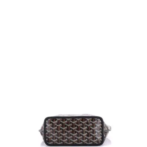 Goyard Anjou Reversible Mini Tote Coated Canvas - Black