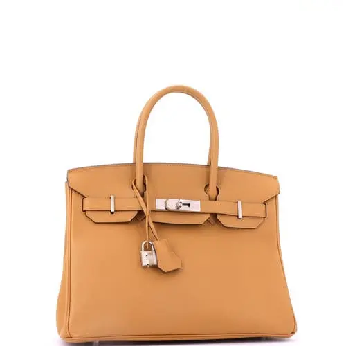 Hermès Birkin Handbag Epsom With Palladium Hardware 30 - Brown