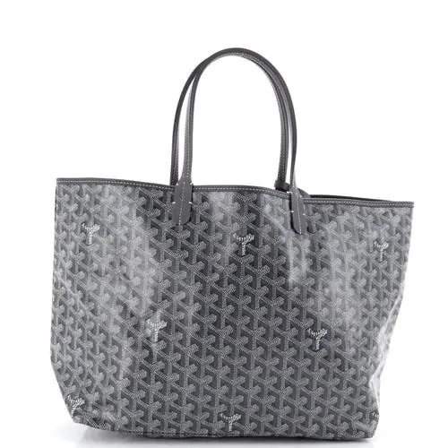 Goyard Saint Louis Tote Coated Canvas Pm - Grey