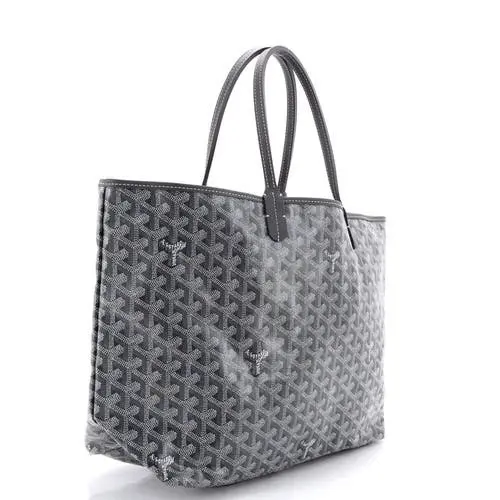 Goyard Saint Louis Tote Coated Canvas Pm - Grey