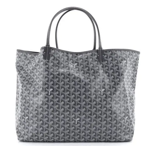 Goyard Saint Louis Tote Coated Canvas Gm - Grey