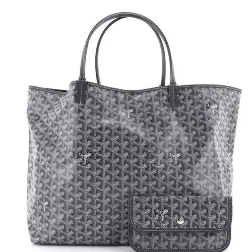 Goyard Saint Louis Tote Coated Canvas Gm - Grey