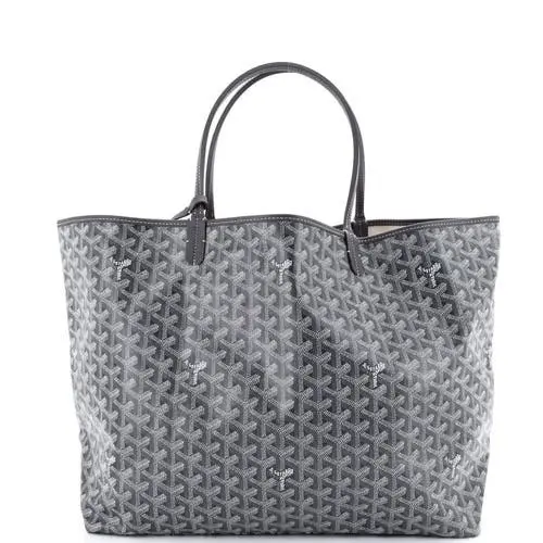 Goyard Saint Louis Tote Coated Canvas Gm - Grey