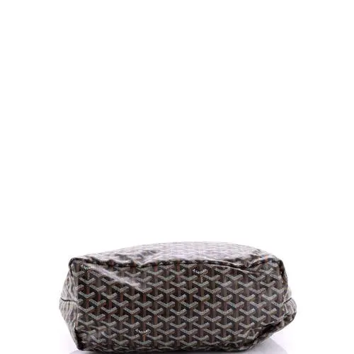 Goyard Saint Louis Tote Coated Canvas Pm - Black