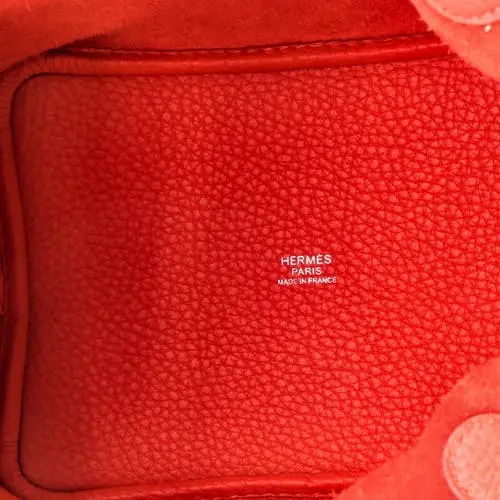 Hermès Picotin Lock Bag Clemence Pm - Rouge Tomate