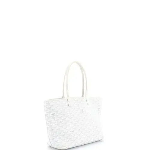 Goyard Artois Tote Coated Canvas Pm - White