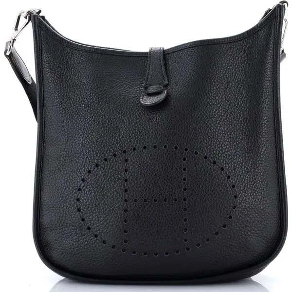 HERMES Evelyne Bag Gen Iii Clemence Pm - Noir