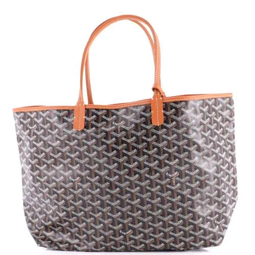 Goyard Saint Louis Tote Coated Canvas Pm - Brown
