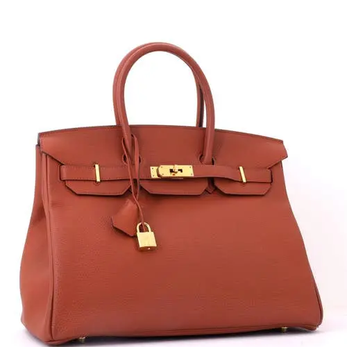 Hermès Birkin 35 Handbag - Red