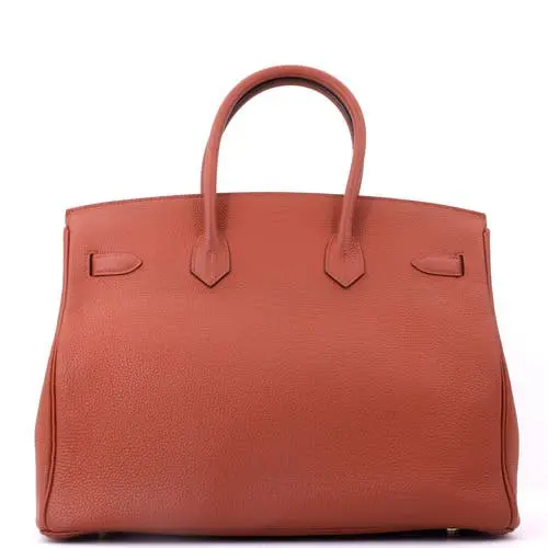 Hermès Birkin 35 Handbag - Red