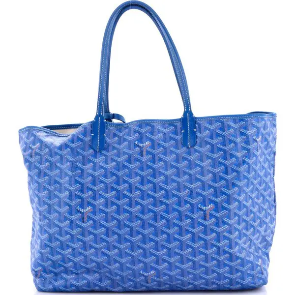 Goyard Saint Louis Pm Tote Coated Canvas - Blue