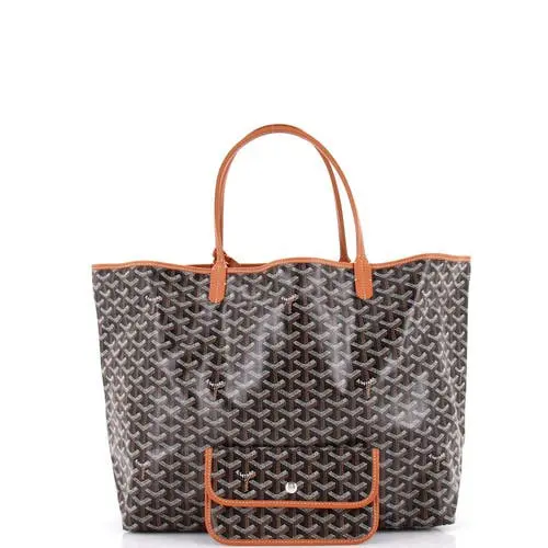 Goyard Saint Louis Tote Coated Canvas Gm - Brown
