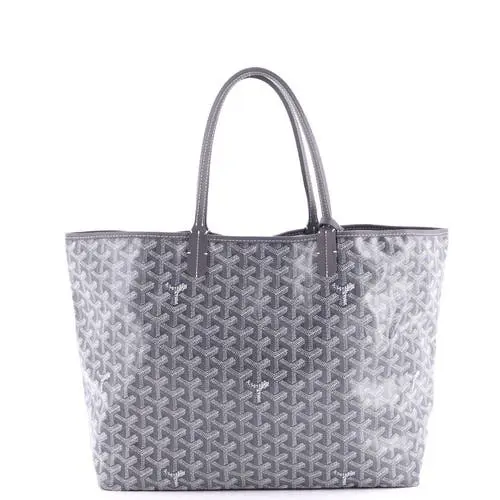 Goyard Saint Louis Tote Coated Canvas Pm - Grey