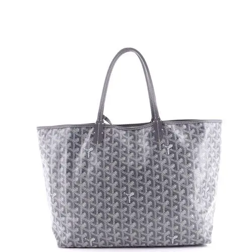 Goyard Saint Louis Tote Coated Canvas Pm - Grey