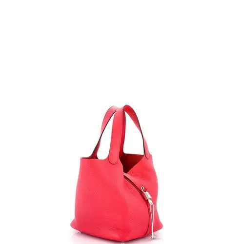Hermès Picotin Lock Bag Clemence Pm - Pink