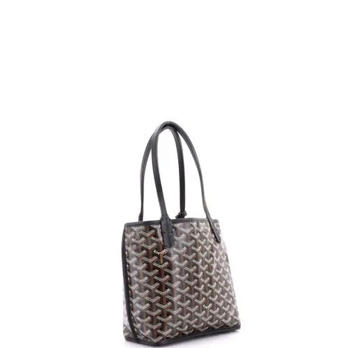 Goyard Anjou Reversible Tote Coated Canvas Mini - Black