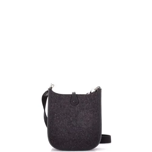 Hermès Evelyne Bag Gen Iii Felt Tpm - Grey