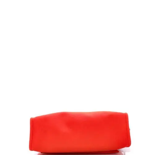 Hermès Herbag Zip Leather And Toile 31 - Orange