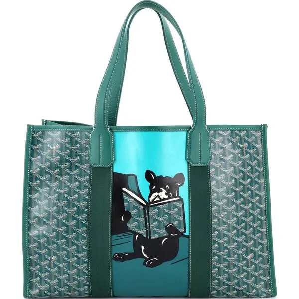 GOYARD Villette Tote Printed Coated Canvas Mm - Green