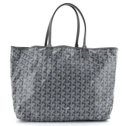 Goyard Saint Louis Tote Coated Canvas Pm - Grey