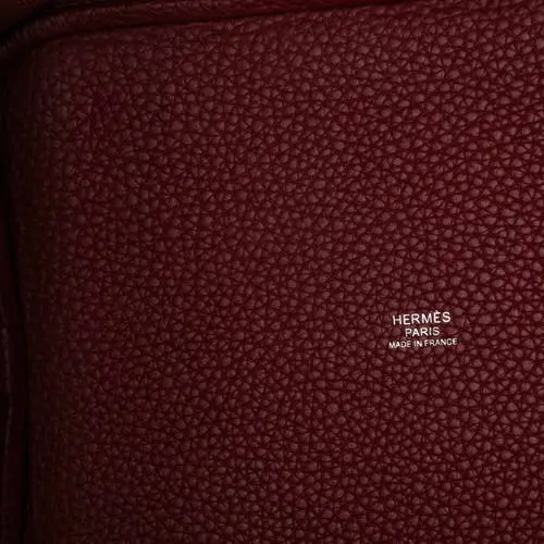 Hermès Picotin Lock Bag Clemence Mm - Rouge Grenat