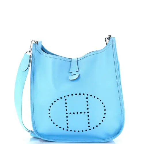 Hermès Evelyne Bag Gen Iii Epsom Pm - Blue